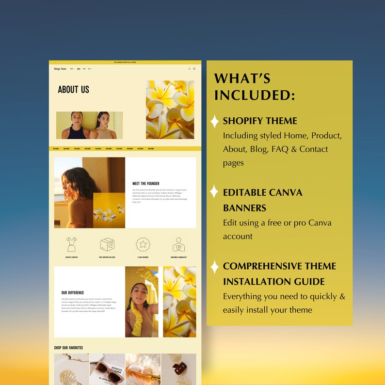 Shopify Theme Minimalist, Aesthetic Luxury Website Design, Elegant ...