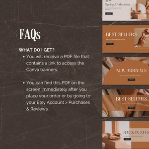 Boho Website Banners, Editable Banners Shopify, DIY Banners, Website ...