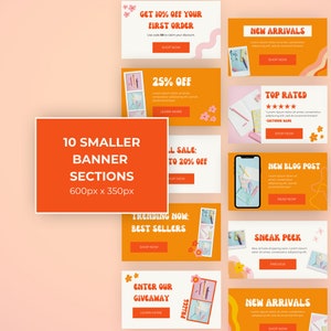 Retro Email Marketing Templates, Editable Canva Template for Fashion ...