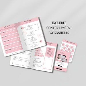 Course Ebook Workbook Template Canva, Template for Coaches, Bloggers ...