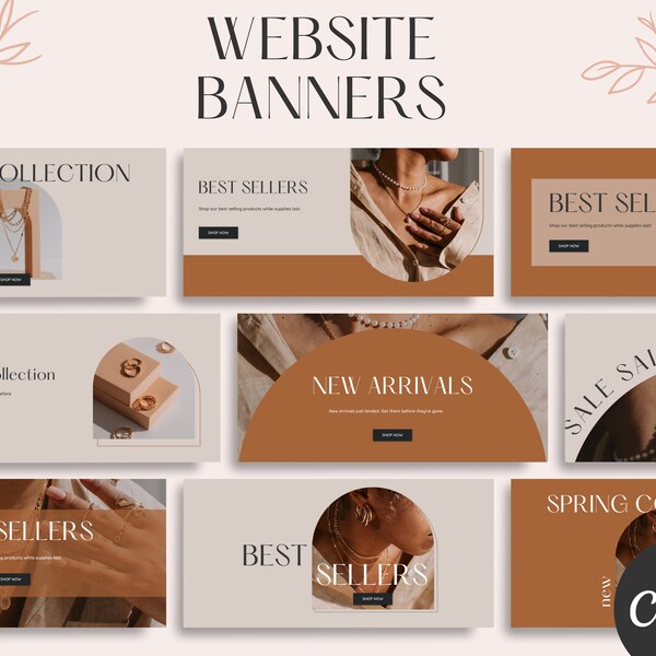 Wix Website Header Template - Etsy