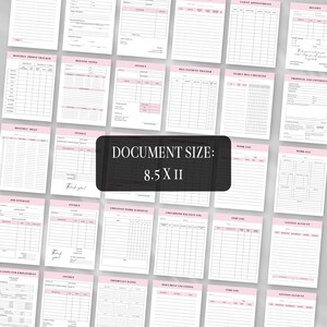 Business Forms Bundle, Order Forms, Canva Template, Printable, Editable ...