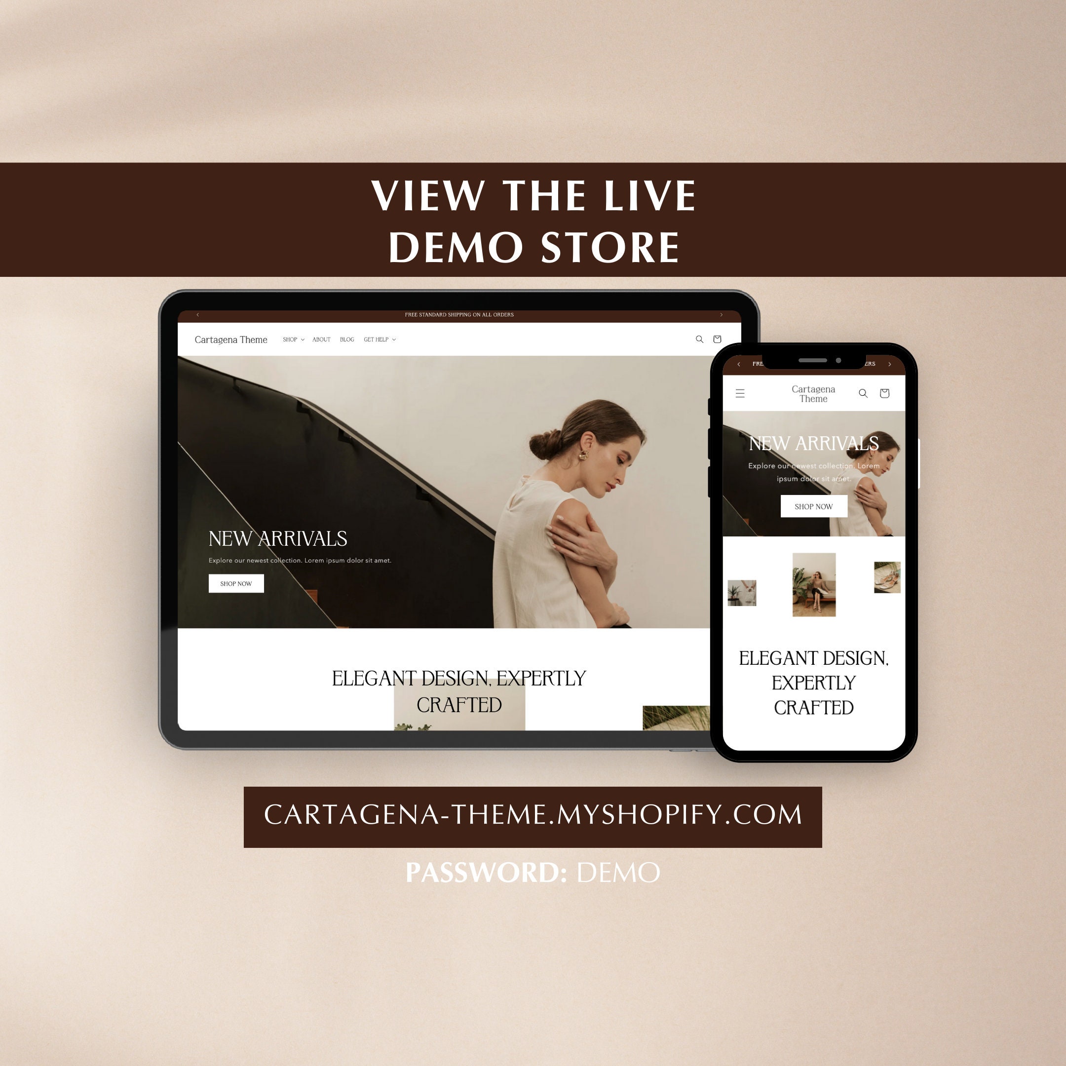 Shopify Theme Minimalist, Aesthetic Luxury Website Design, Elegant ...