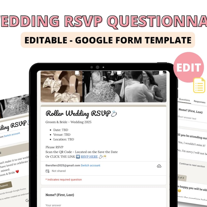 Rsvp Template - Etsy