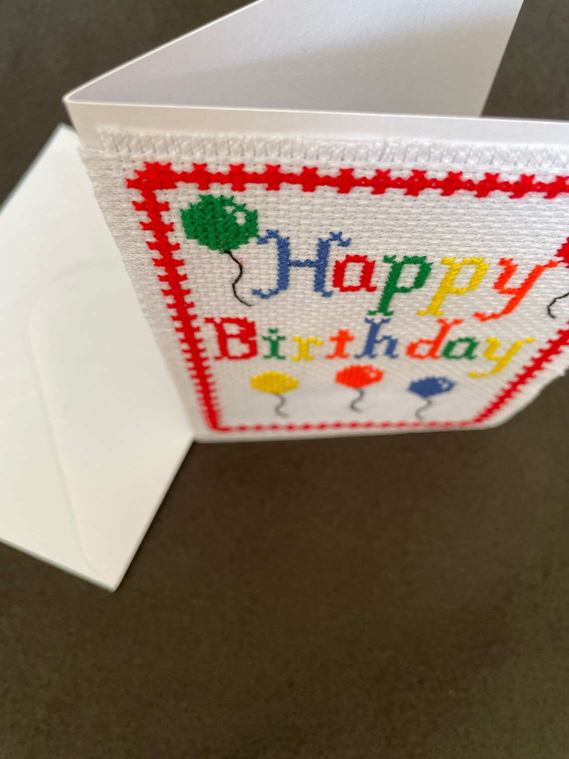 Cross Stitch Card Kit Happy Birthday Card Rainbow - Etsy UK Cross Stitch Card Kit Happy Birthday Card Rainbow - Etsy UK