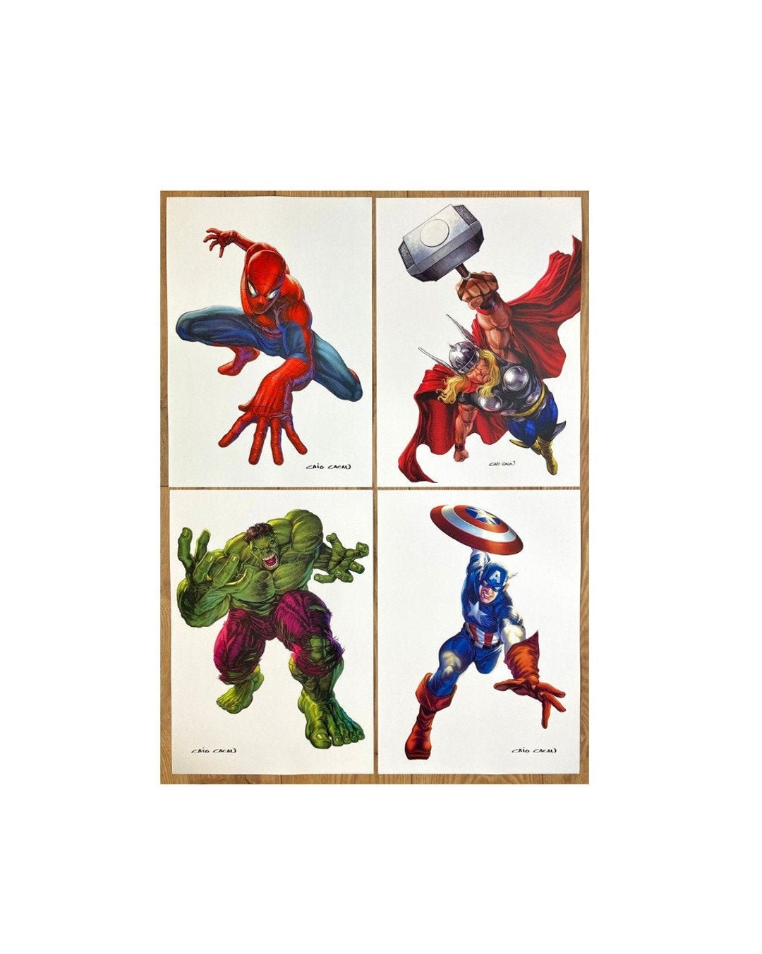 Set aus Marvel Prints, Avengers, Superhero Prints, Marvel Fan Art ...