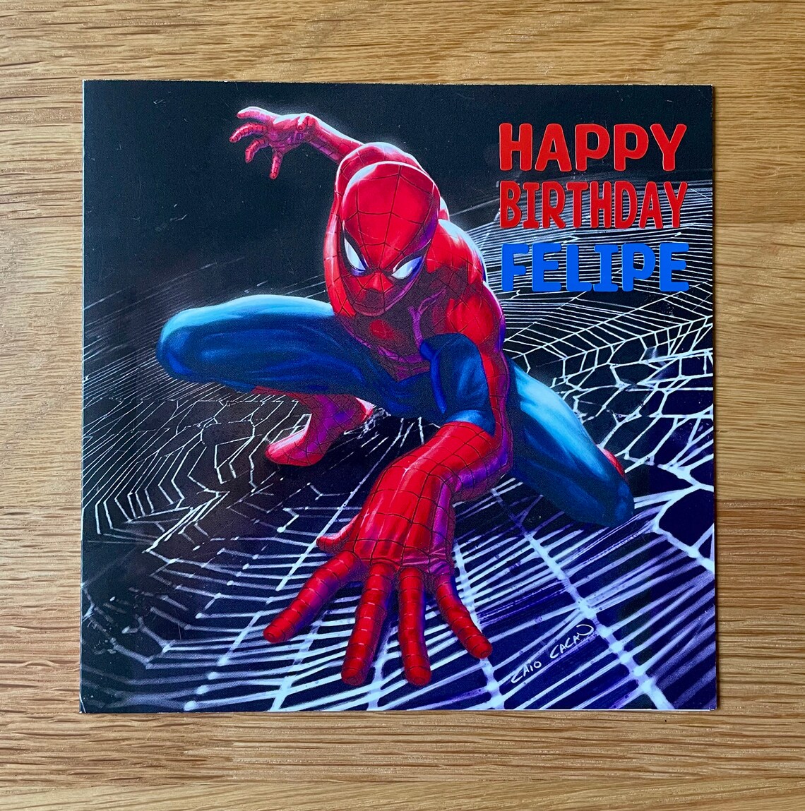 Personalised Spider-man Birthday Card Marvel Greeting Card | Etsy