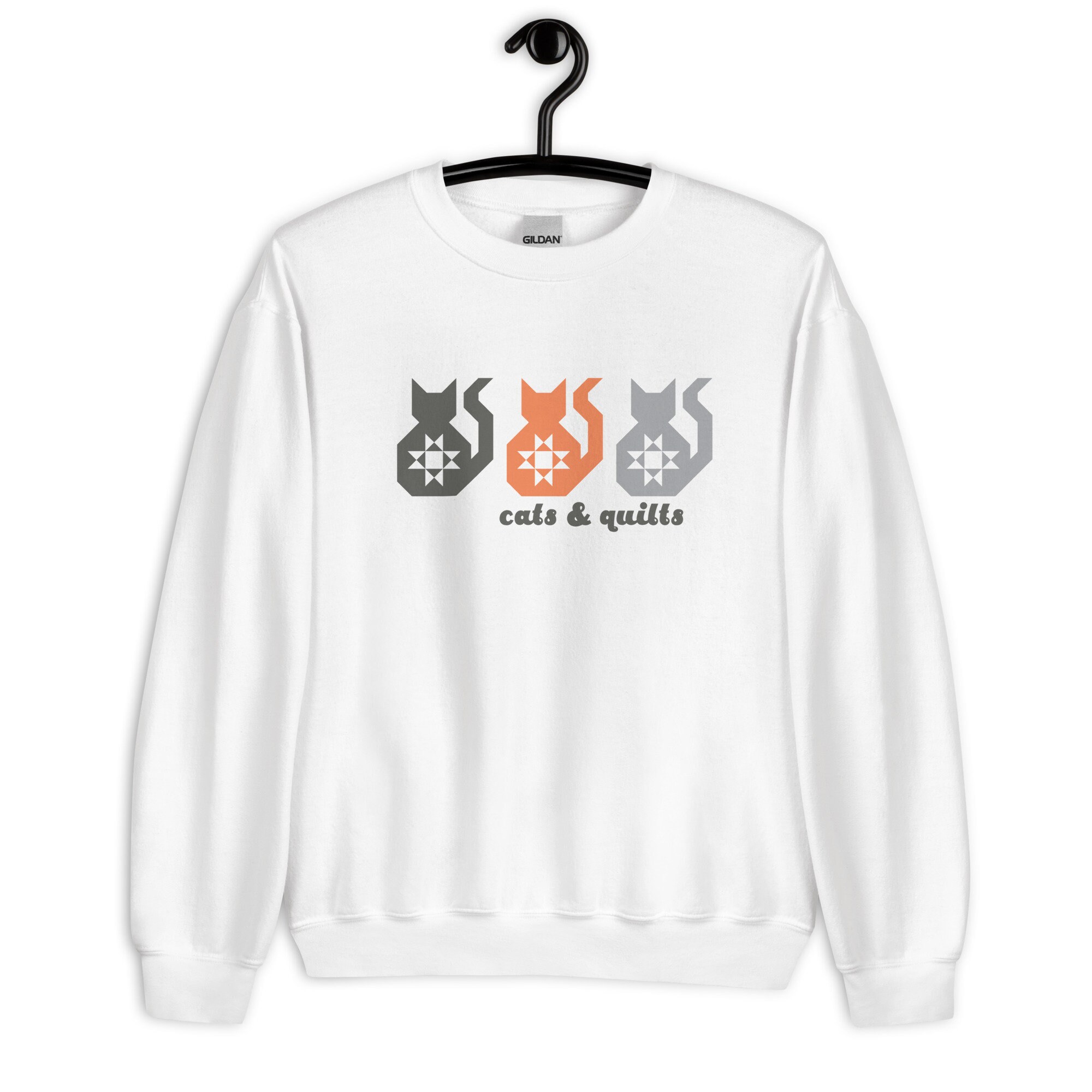 Purry Stars Sweatshirt by Corey Yoder of Coriander Quilts (UNISEX ...
