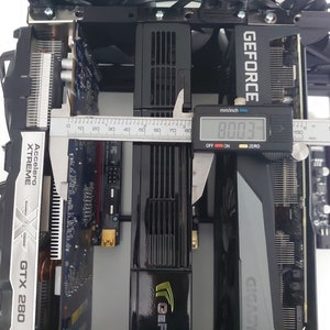 Ripe3d Quad External GPU Graphics Card Stand for DIY Mining Rig, Multi ...