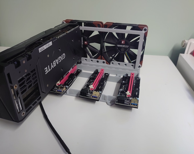 PCI Express Riser Adapter Mount for Mining Gpus / Graphics Cards GPU ...