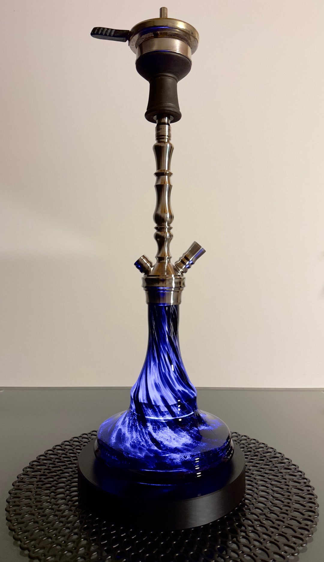 Shisha Coaster LED/RGB | Remote Control | Plastic, Shisha Gift, Shisha ...