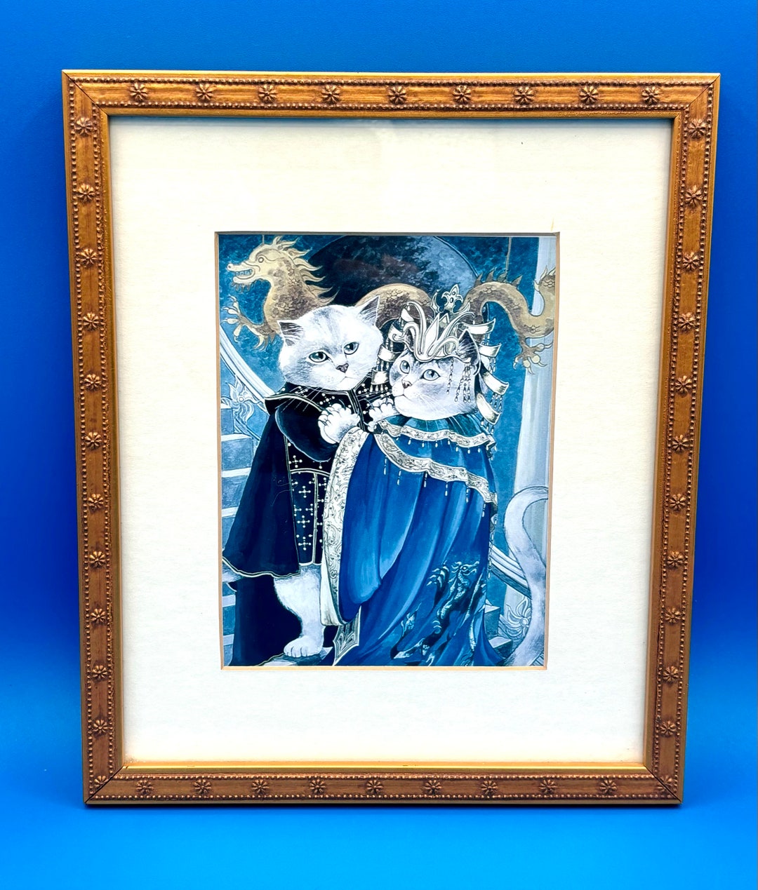 Framed and Matted Print of turandot From the opera Cats Series by ...