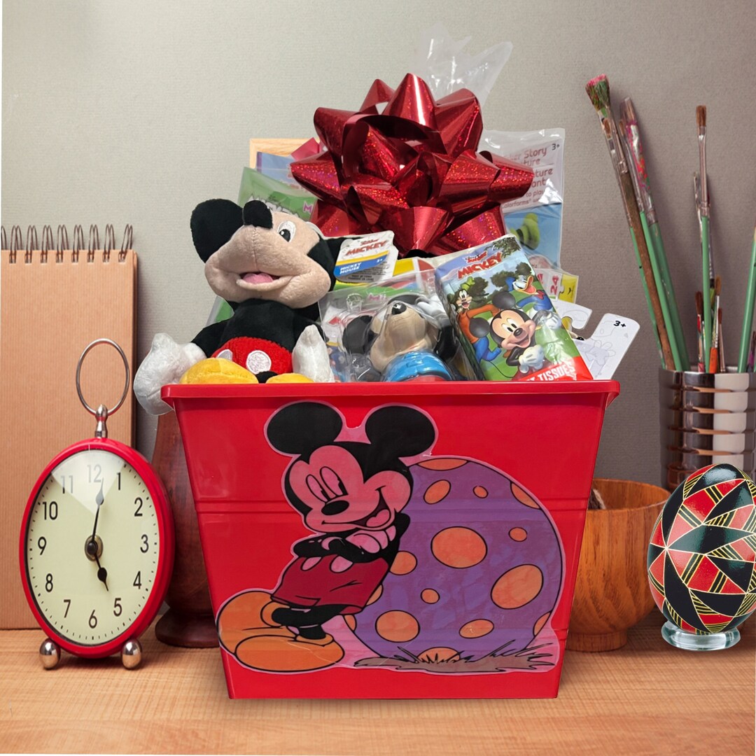 Mickey Mouse & Friends Prefilled Handmade Easter Gift Basket - Etsy