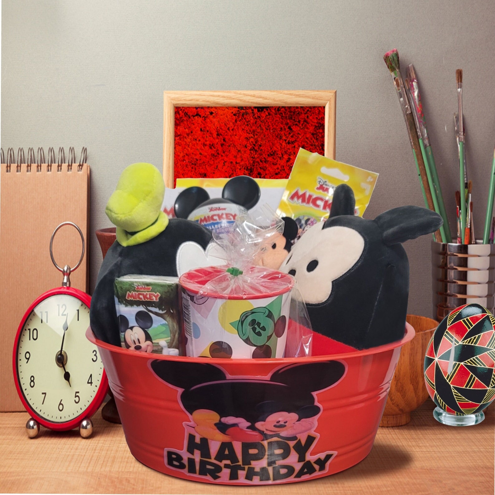 Mickey Mouse & Friends Prefilled Handmade Easter Gift Basket - Etsy