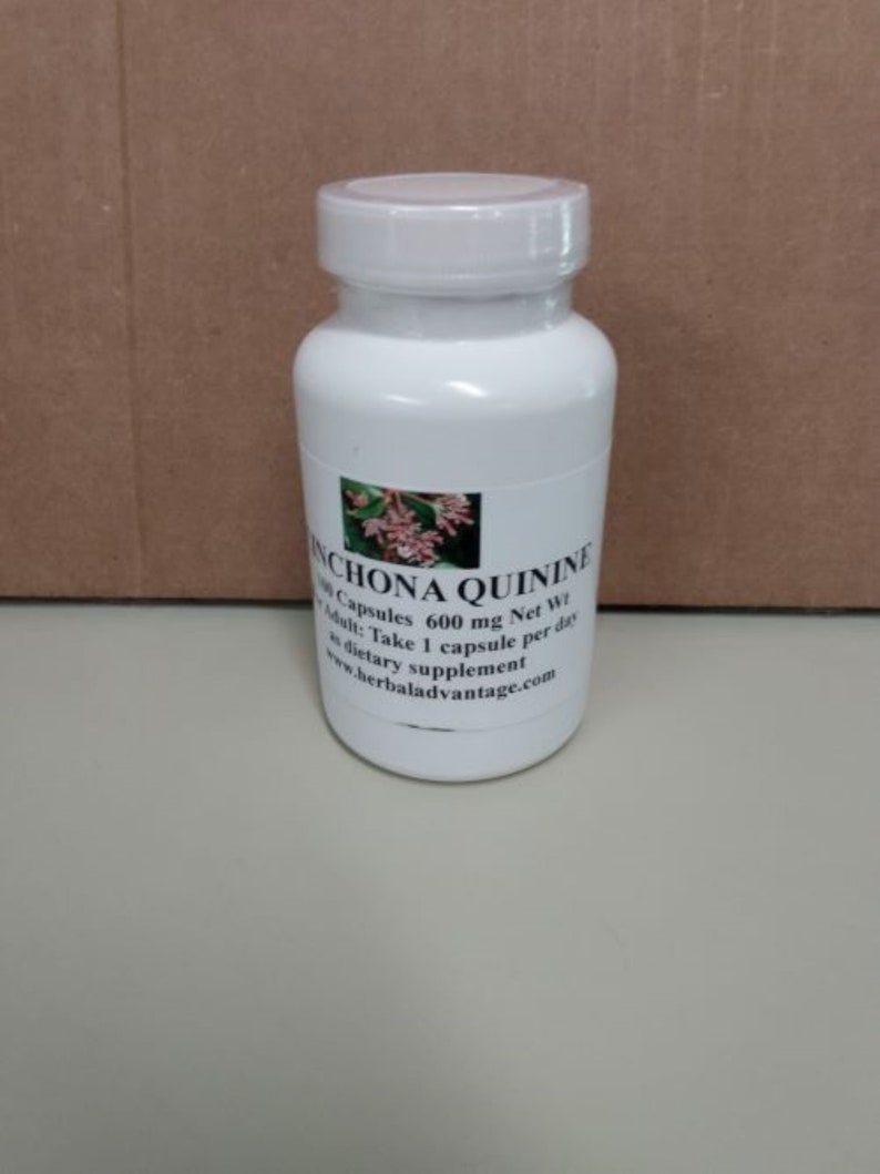 CINCHONA QUININE 100 Capsules 600 MG Premium Quality - Etsy