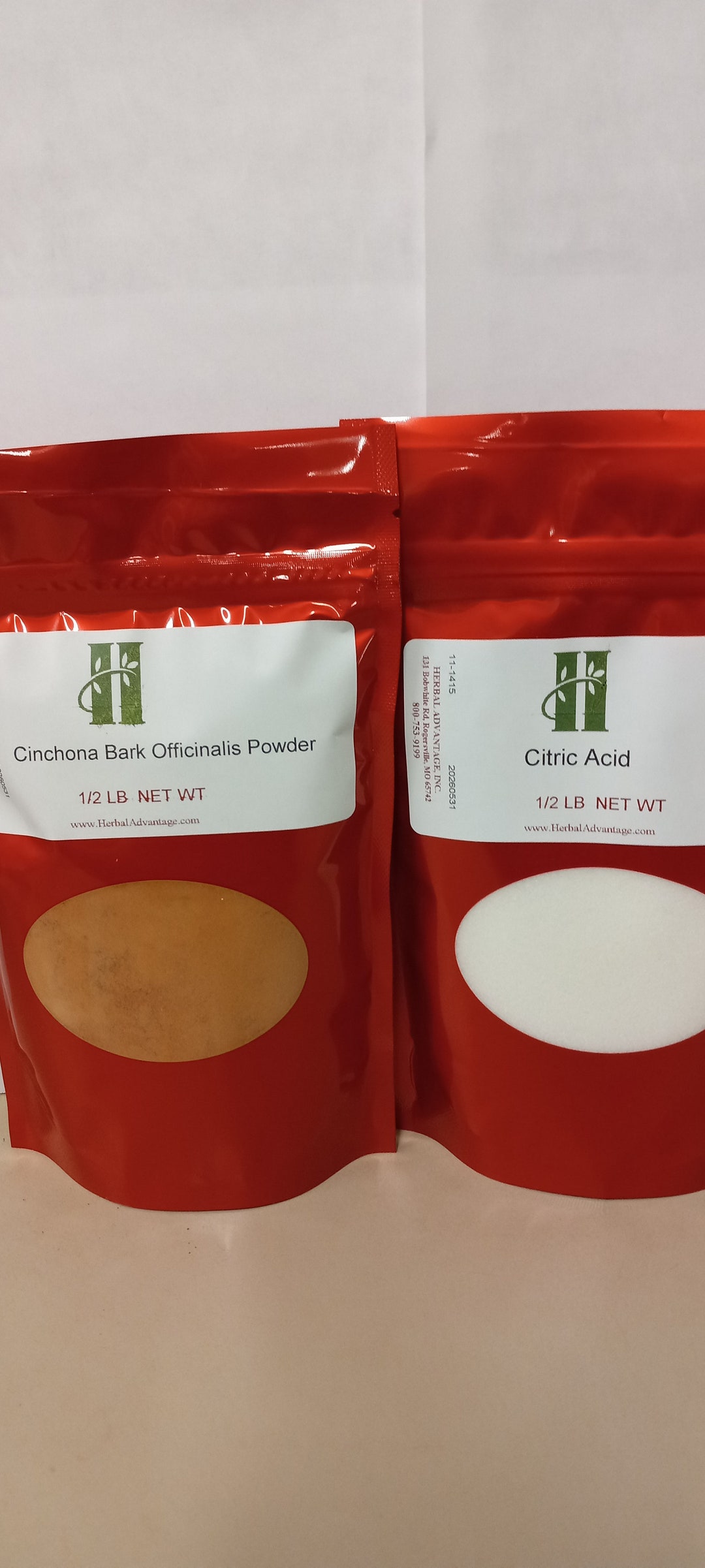 Cinchona Bark Powder Officinalis & Citric Acid Kit 8 OZ ( Pack of 2 ...