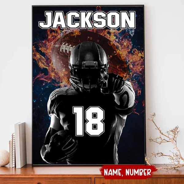 Football Player Posters - Etsy