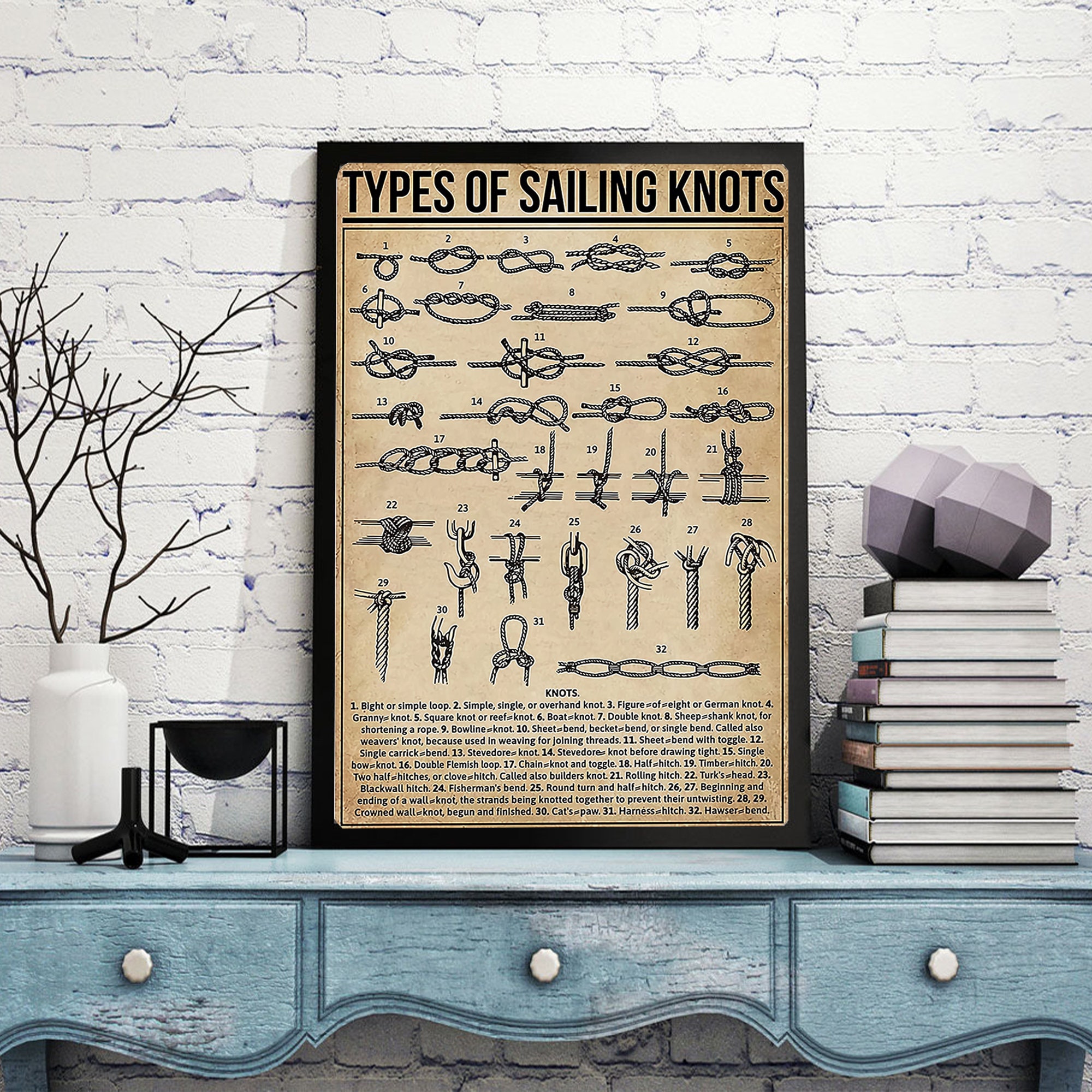 Nautical Knots Poster