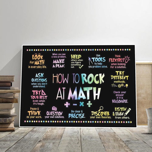 Funny Math Teacher Poster High School Classroom Wall Art - Etsy