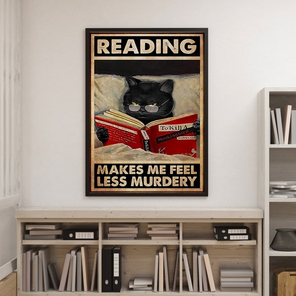 Black Reading Posters - Etsy