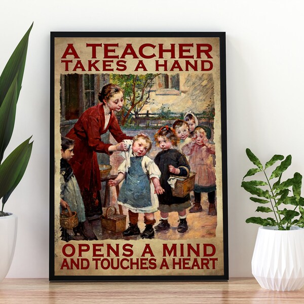 Teacher Takes a Hand - Etsy