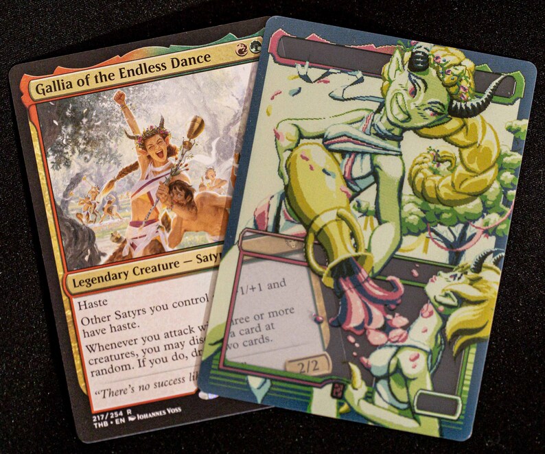 Gallia of the Endless Dance Pixel Art Card Overlay - Etsy