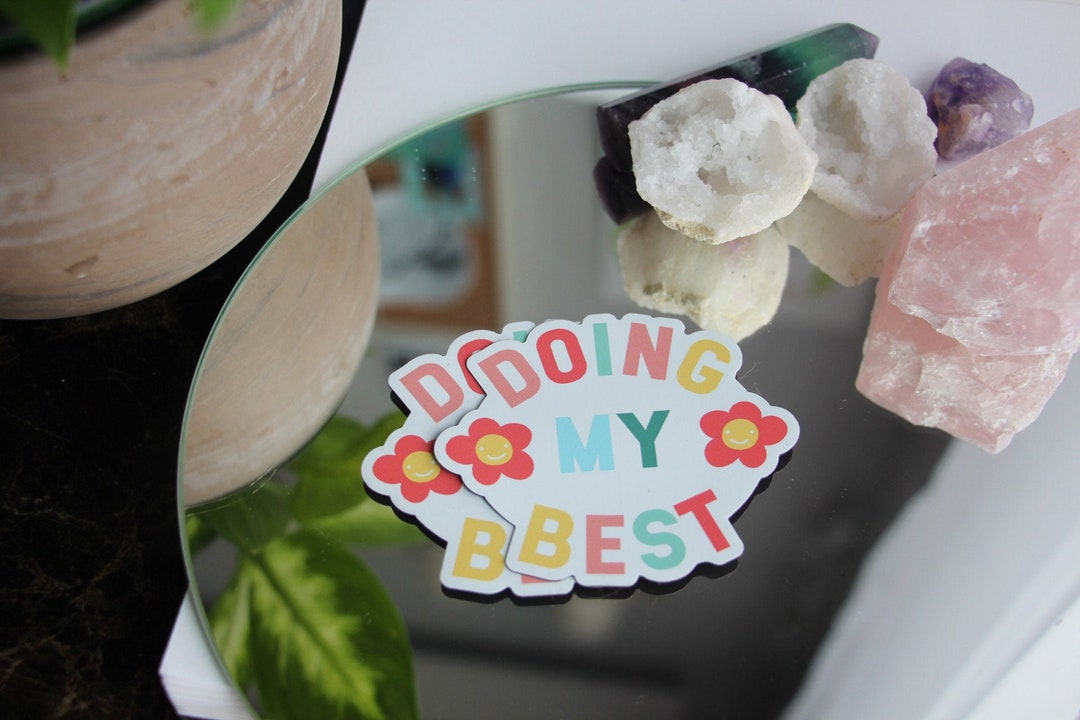 Doing My Best - Sticker - Etsy