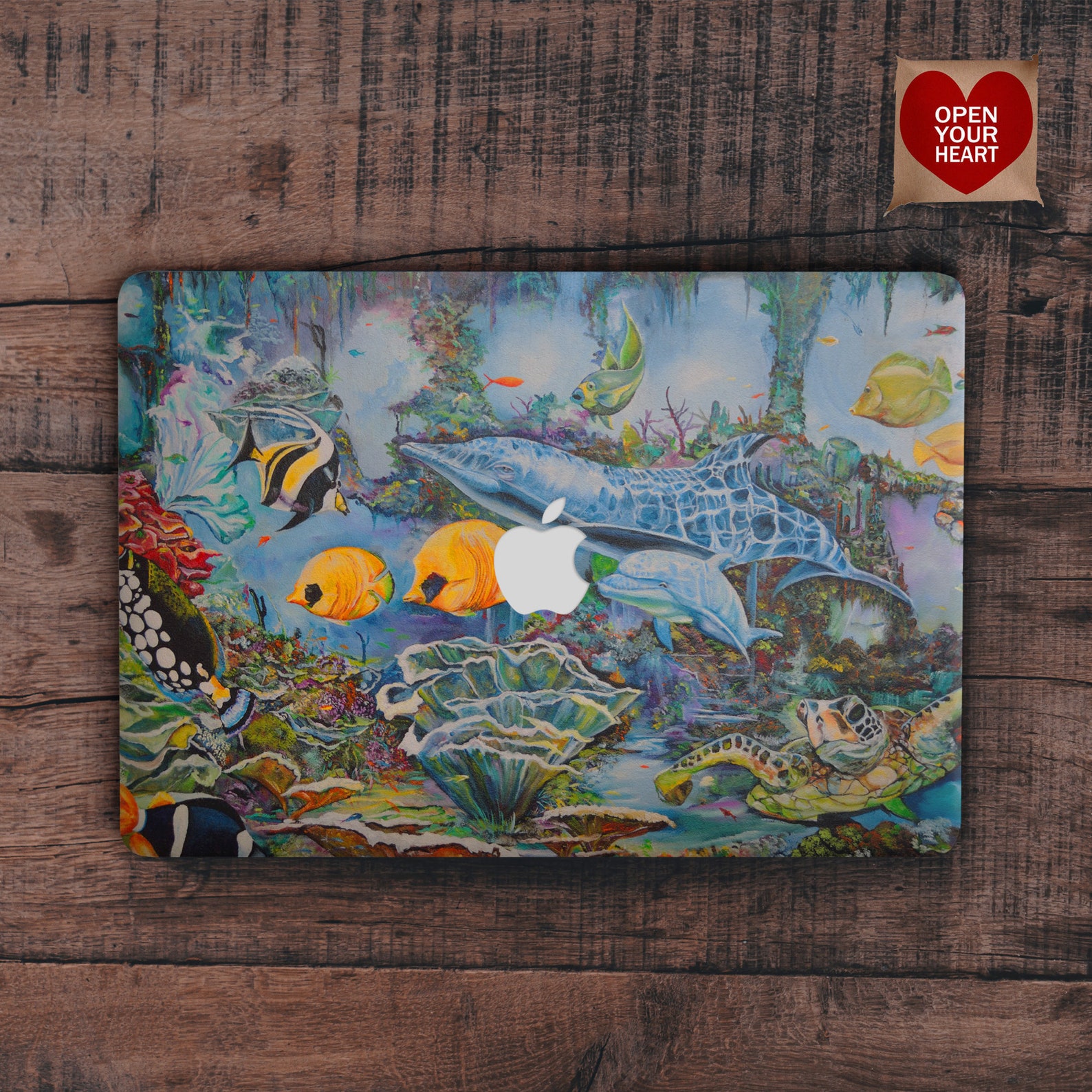 Underwater World MacBook Air 13 Cover Fish MacBook Case MacBook 2018 ...
