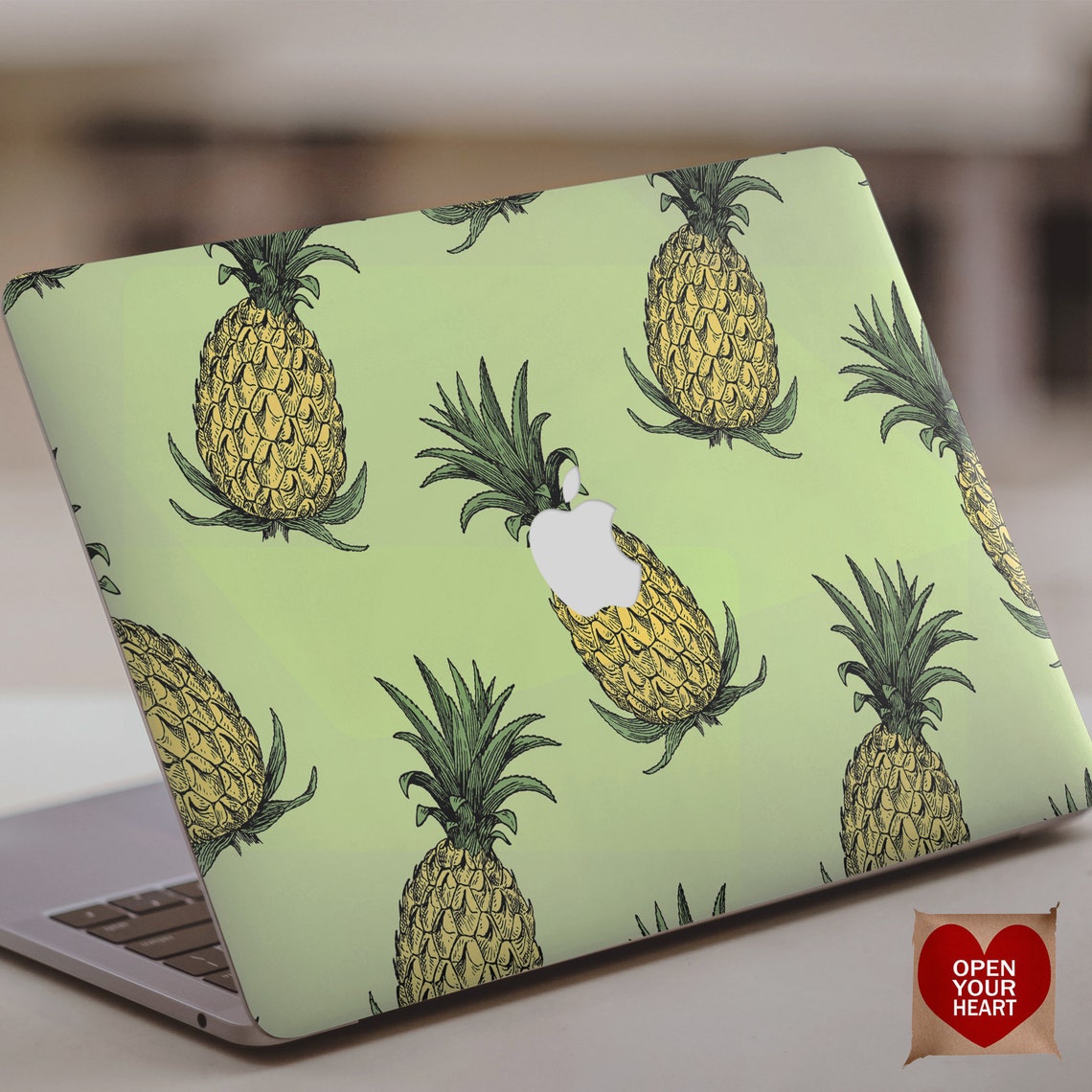 Pineapple Macbook case Macbook Pro 13 2020 Tropical fruit Mac | Etsy