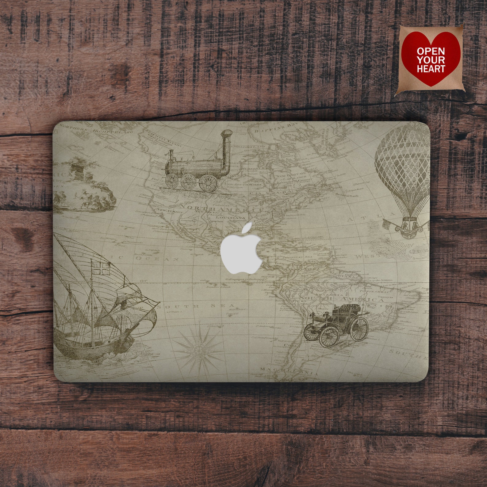 World Mapmacbook Pro 16 Map Macbook A2338 Case Vintage Macbook - Etsy
