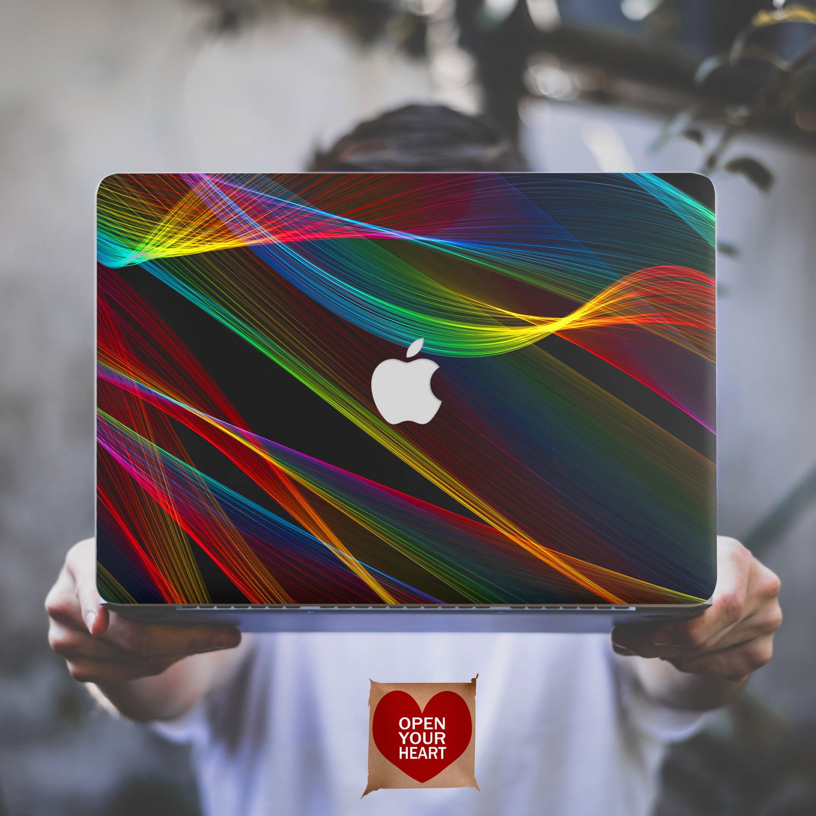 Bright MacBook Pro 15 2019 Case Rainbow MacBook Pro Retina 13 Ribbons ...