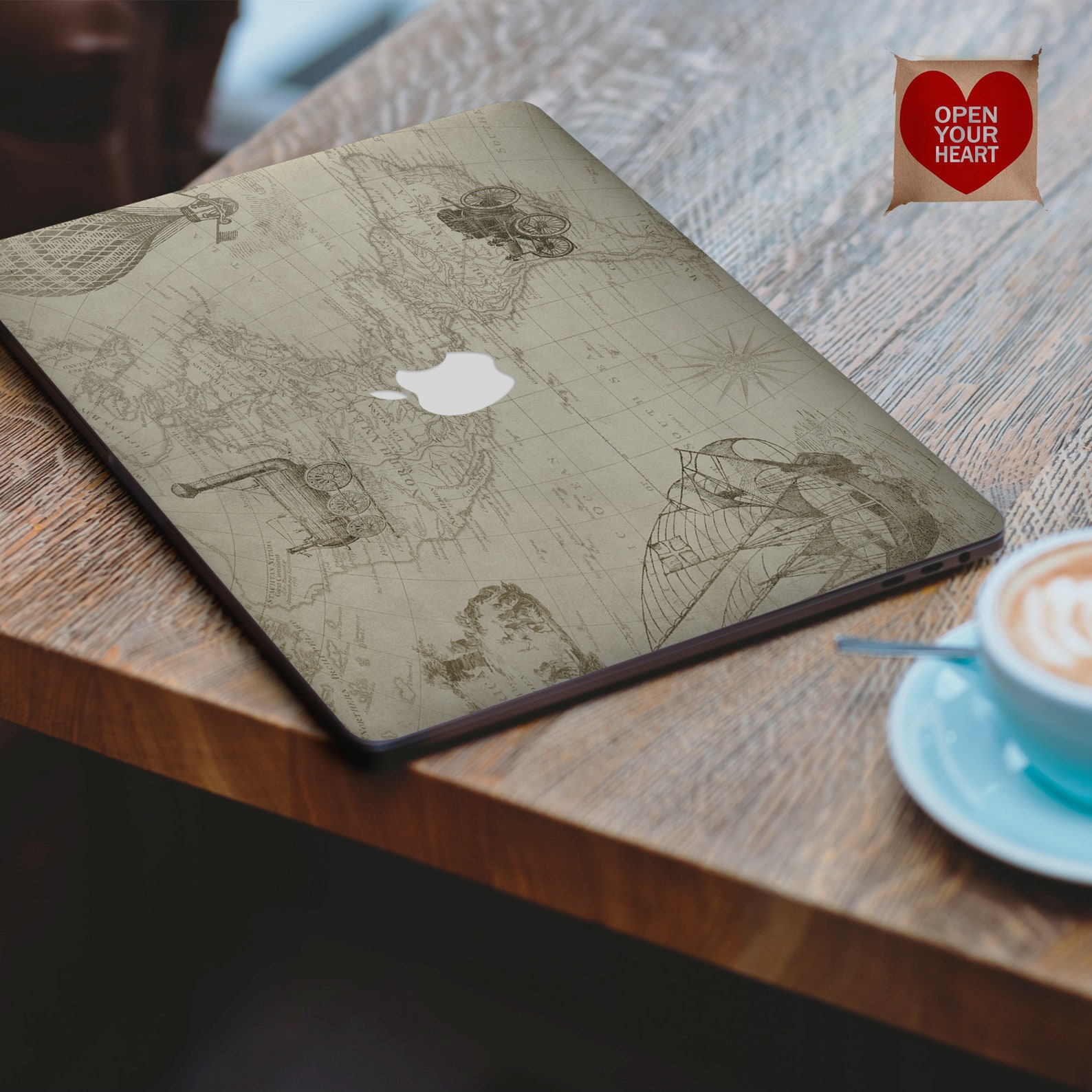 World Mapmacbook Pro 16 Map Macbook A2338 Case Vintage Macbook - Etsy