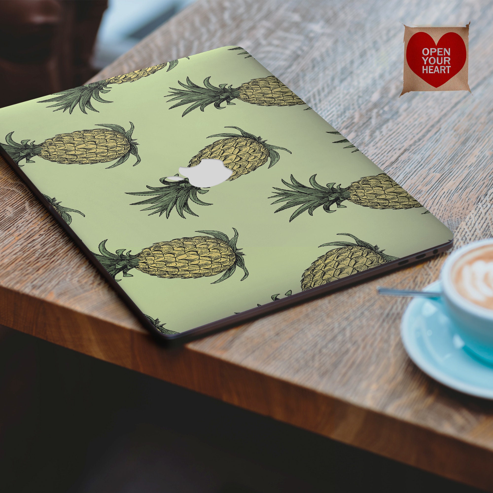 Pineapple MacBook Case MacBook Pro 13 2020 Tropical Fruit Mac Air 13 M1 ...