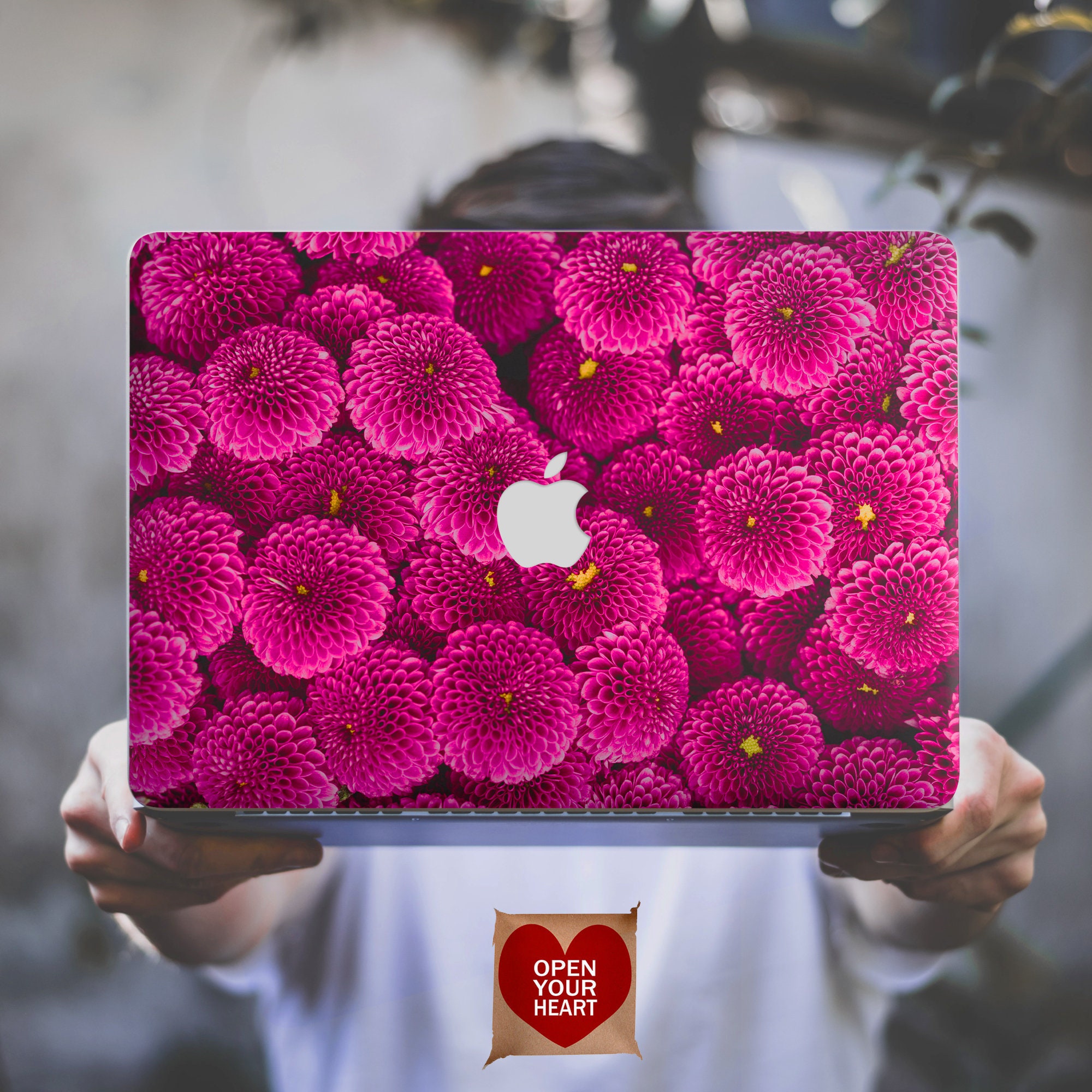 Georgina Macbook Case Pink Macbook Pro 13 Inch Pro 15 Flowers - Etsy