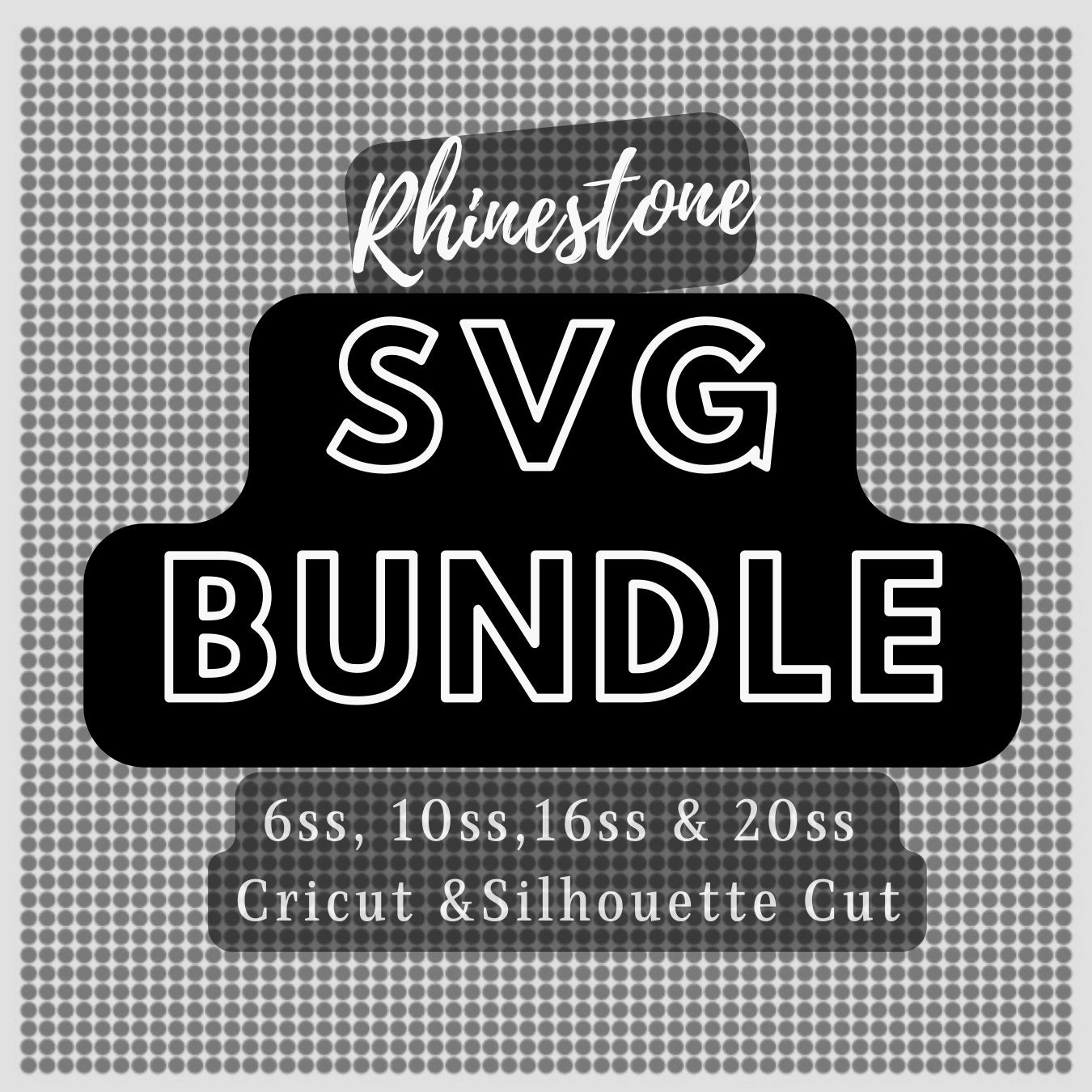 Rhinestone Template Rhinestone Cut File Bundle Cut File Rhinestone ...