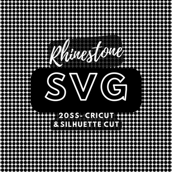 Rhinestone Outline Template - Etsy