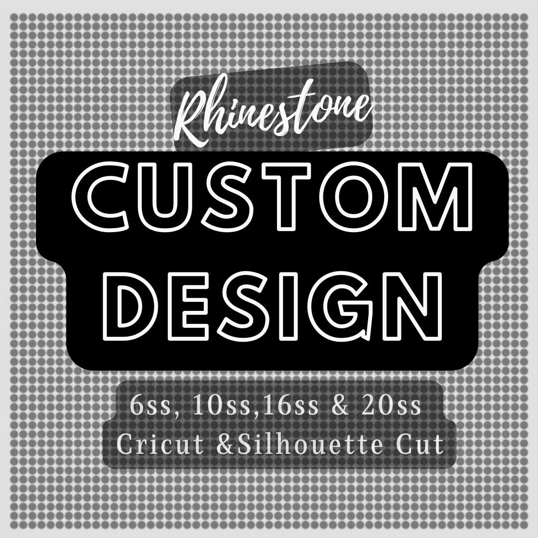 Custom Rhinestone Template Digital Custom Design Rhinestone Sheet SVG ...