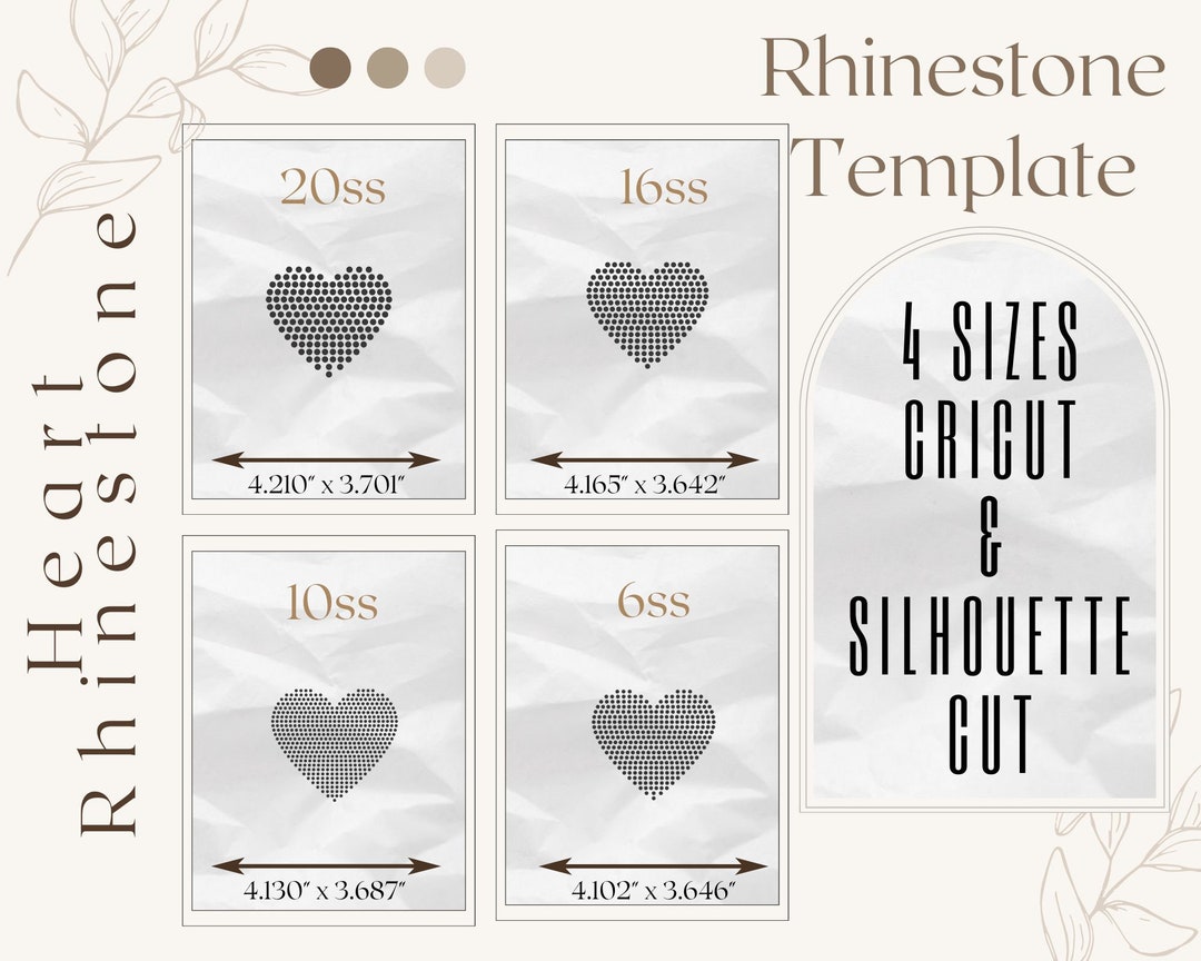 Rhinestone Template Rhinestone Cut File 10ss Cut File Rhinestone ...