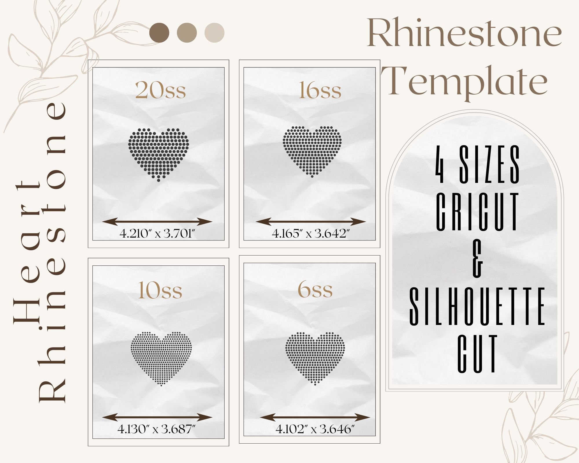 Rhinestone Template Rhinestone Cut File 10ss Cut File Rhinestone ...