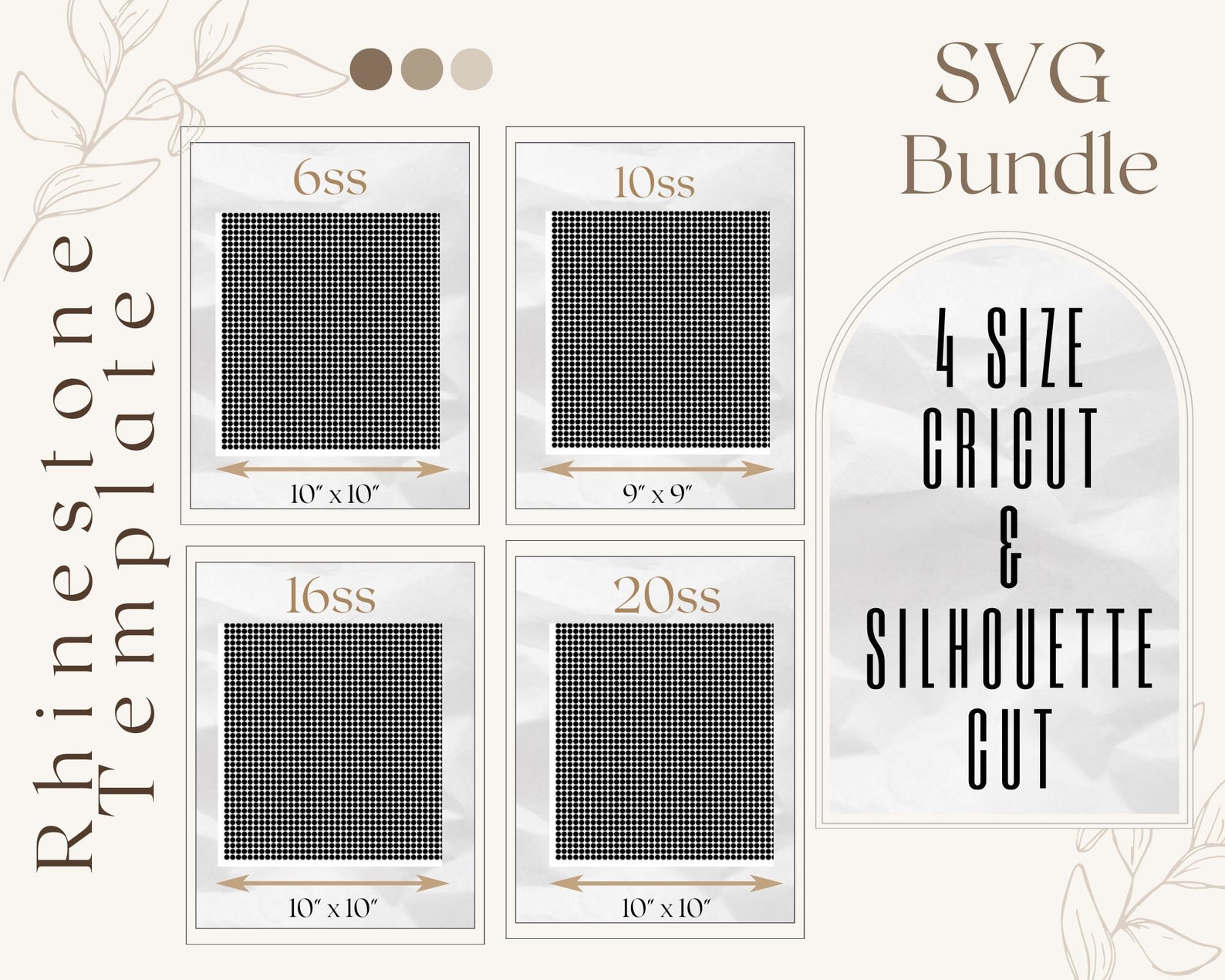 Rhinestone Template Rhinestone Cut File Bundle Cut File Rhinestone ...