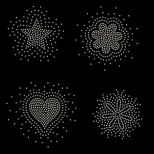 Rhinestone Template Scattered Shapes SVG Download Rhinestone Designs ...