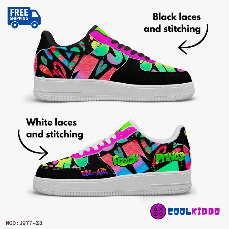 Custom Fresh Prince of Bel-air Low-top Leather Sneakers, Casual Shoes ...