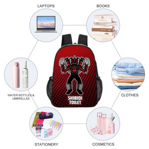 New Skibidi Toilet Clear Backpack for Kids and Youth. Gift for School ...