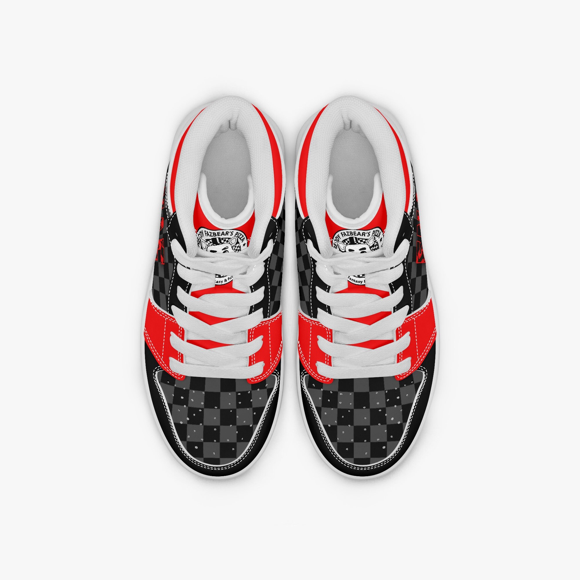 Five Nights at Freddy's Inspired Character High-top Leather Black and ...