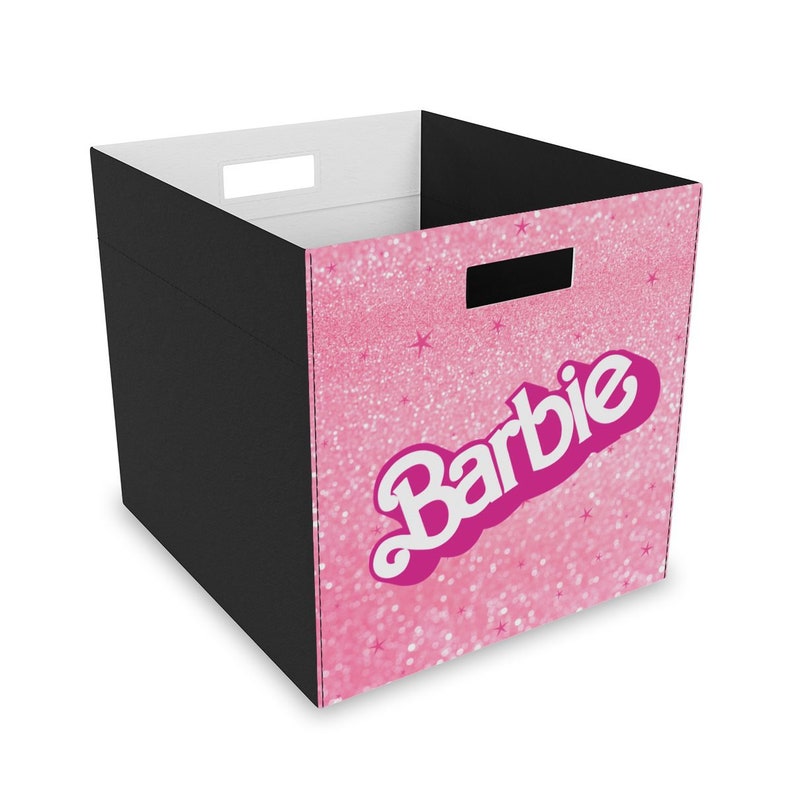 Barbie Felt Storage Box single Box Barbie Logo and Star - Etsy