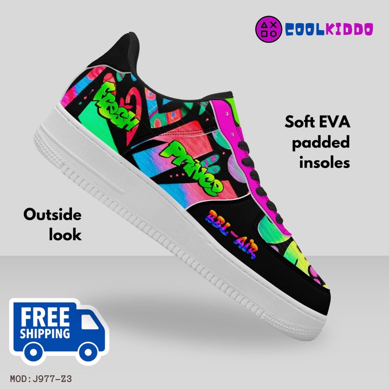Custom Fresh Prince of Bel-air Low-top Leather Sneakers, Casual Shoes ...
