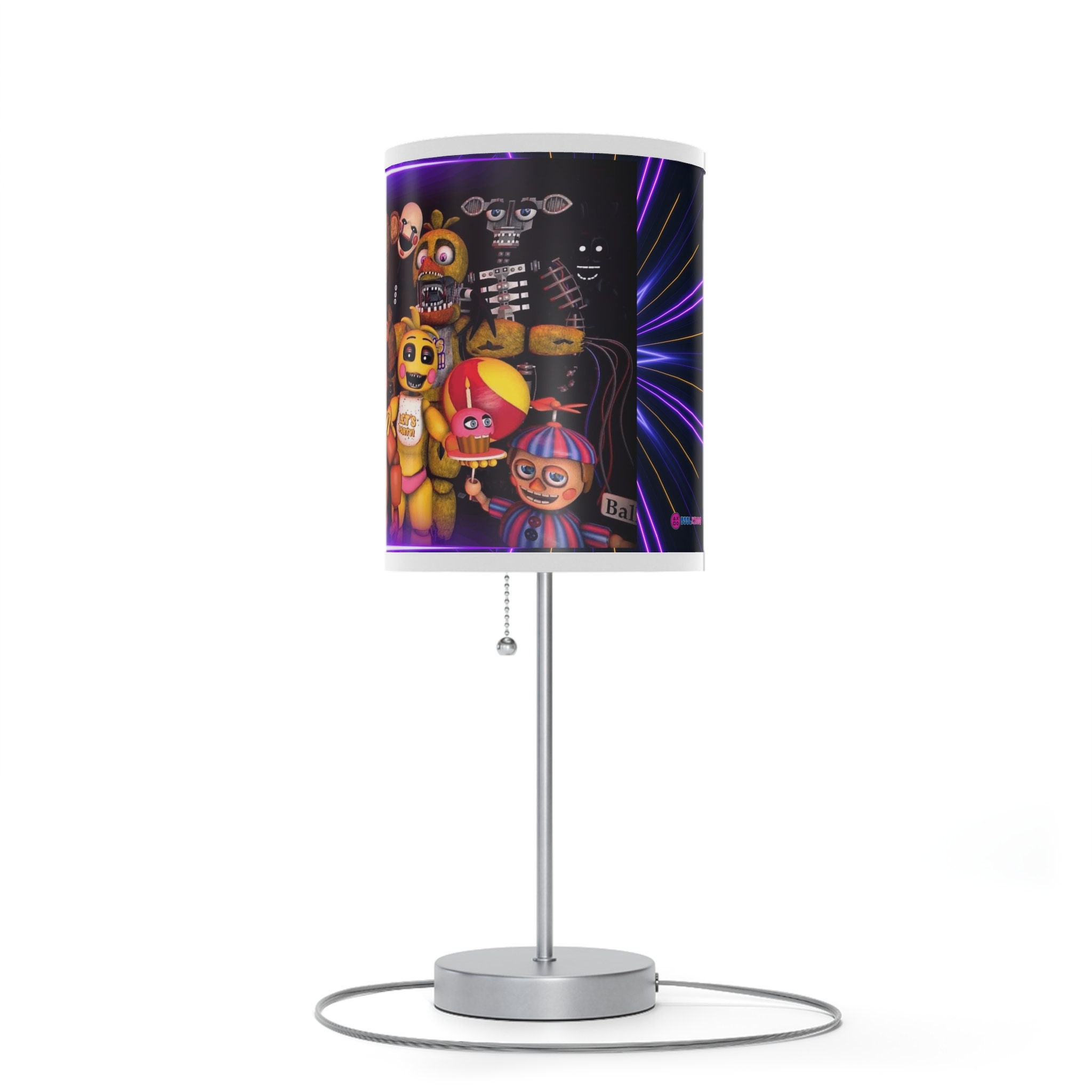 Five Nights at Freddy's Characters Table Lamp, FNAF Scary Spooky Horror ...