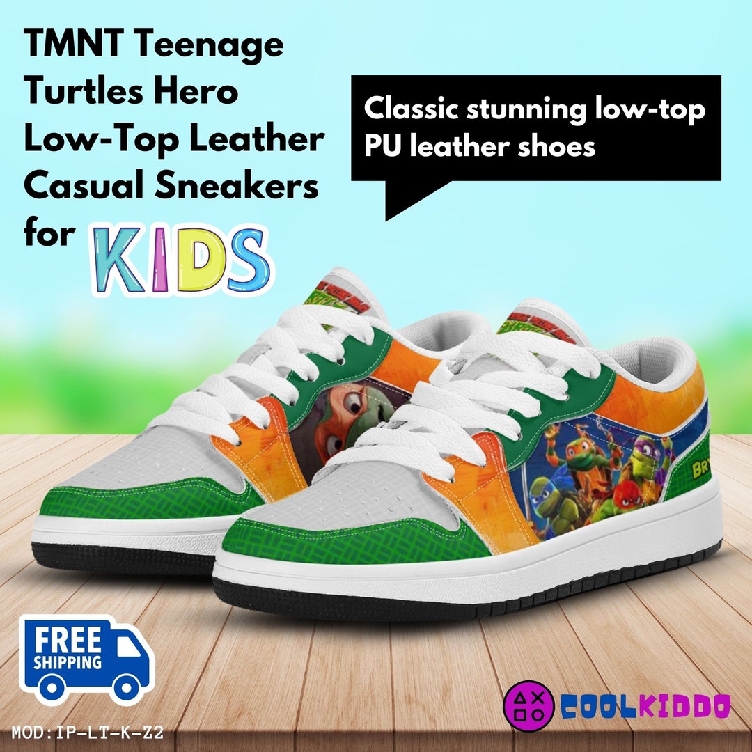 TMNT Teenage Turtles Animated Series Inspired Low-top Casual Shoes ...