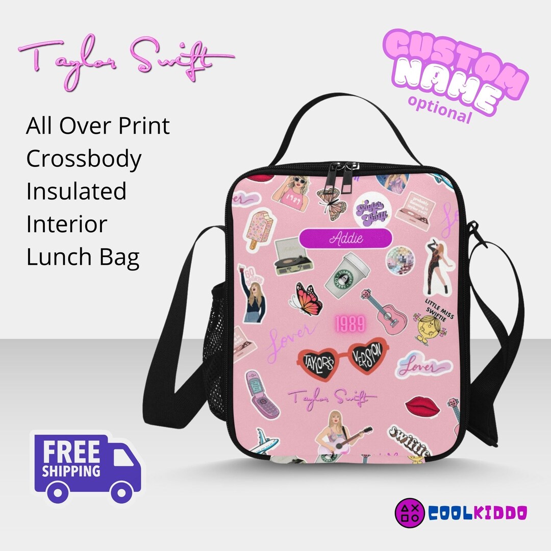 Personalized Taylor Swiftie Insulated Lunch Bag Swift Fans Lunchbox for ...