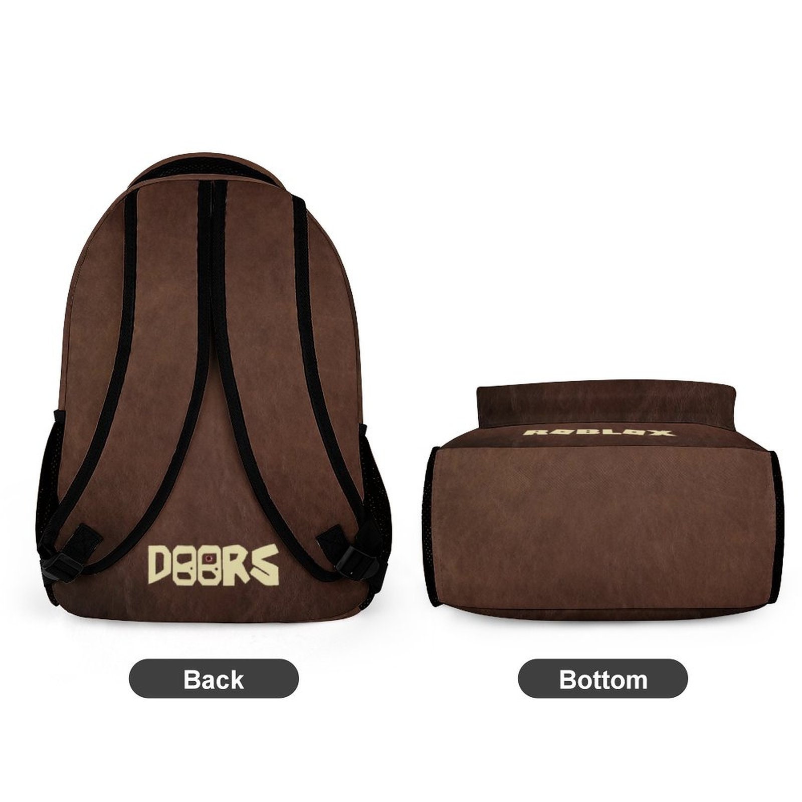 Roblox Doors Horror Characters Brown Backpack Custom Gifts, Walk ...